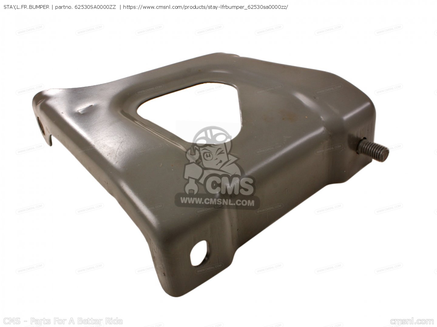 62530SA0000ZZ: Stay,l.fr.bumper Honda - buy the 62530-SA0-000ZZ at CMSNL