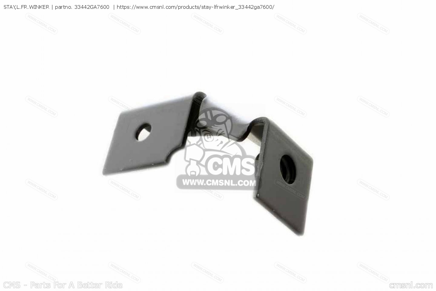 33442GA7600: Stay,l.fr.winker Honda - buy the 33442-GA7-600 at CMSNL