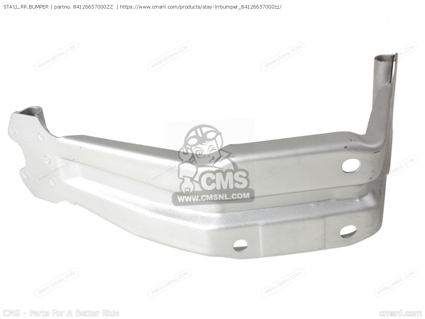 84126657000ZZ: Stay,l.rr.bumper Honda - buy the 84126-657-000ZZ at CMSNL