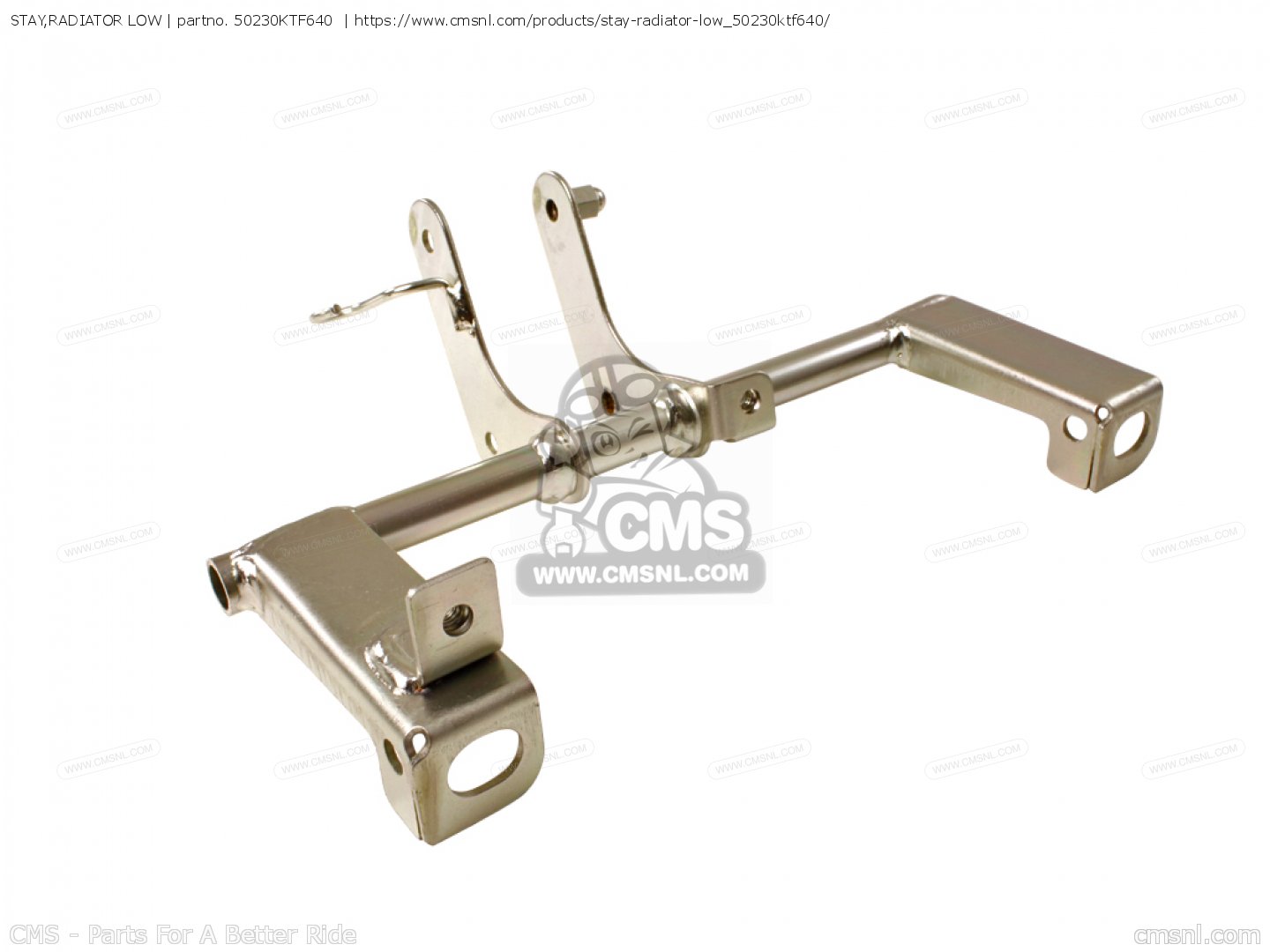 50230KTF640: STAY,RADIATOR LOW Honda - buy the 50230-KTF-640 at CMSNL