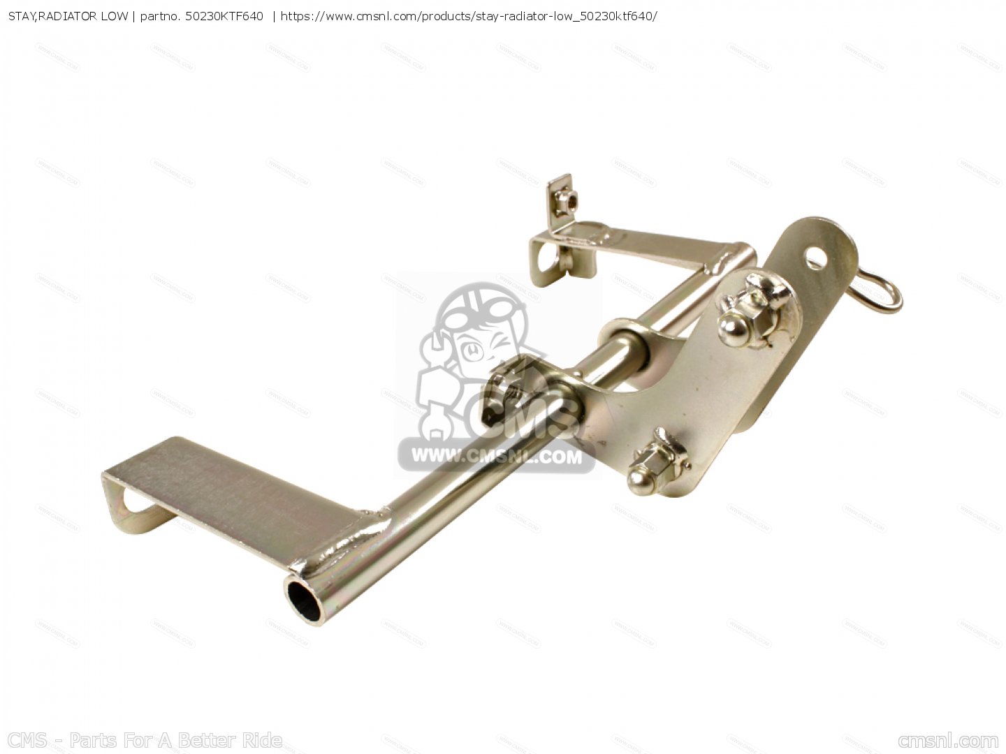 50230KTF640: STAY,RADIATOR LOW Honda - buy the 50230-KTF-640 at CMSNL