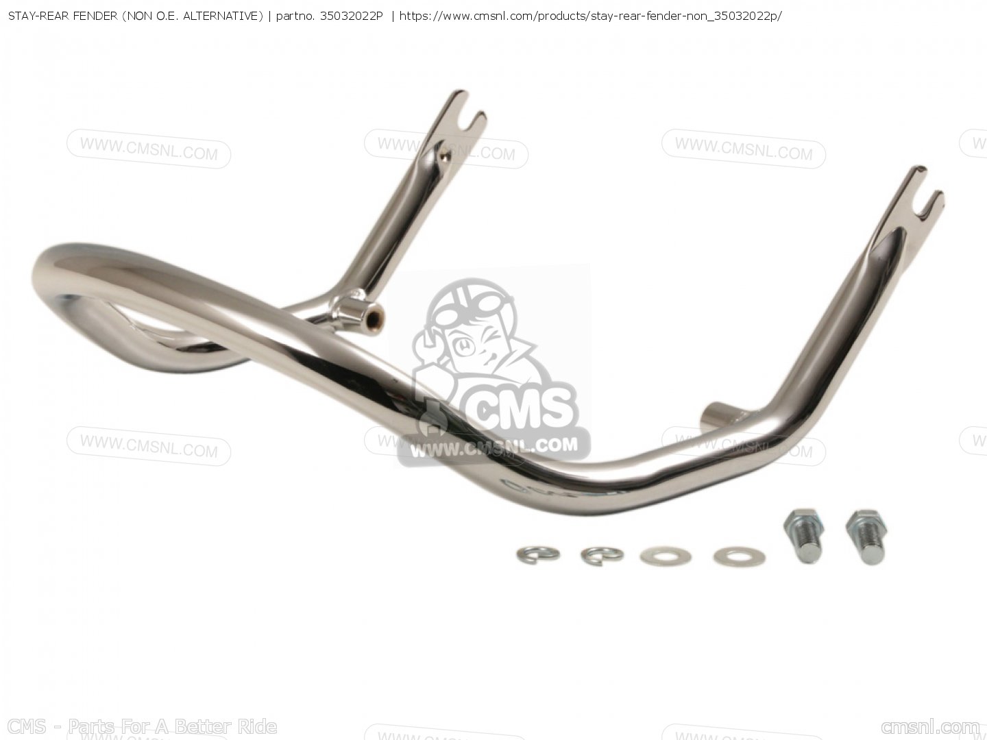 STAY-REAR FENDER (NON O.E. ALTERNATIVE) for Kawasaki - order at CMSNL