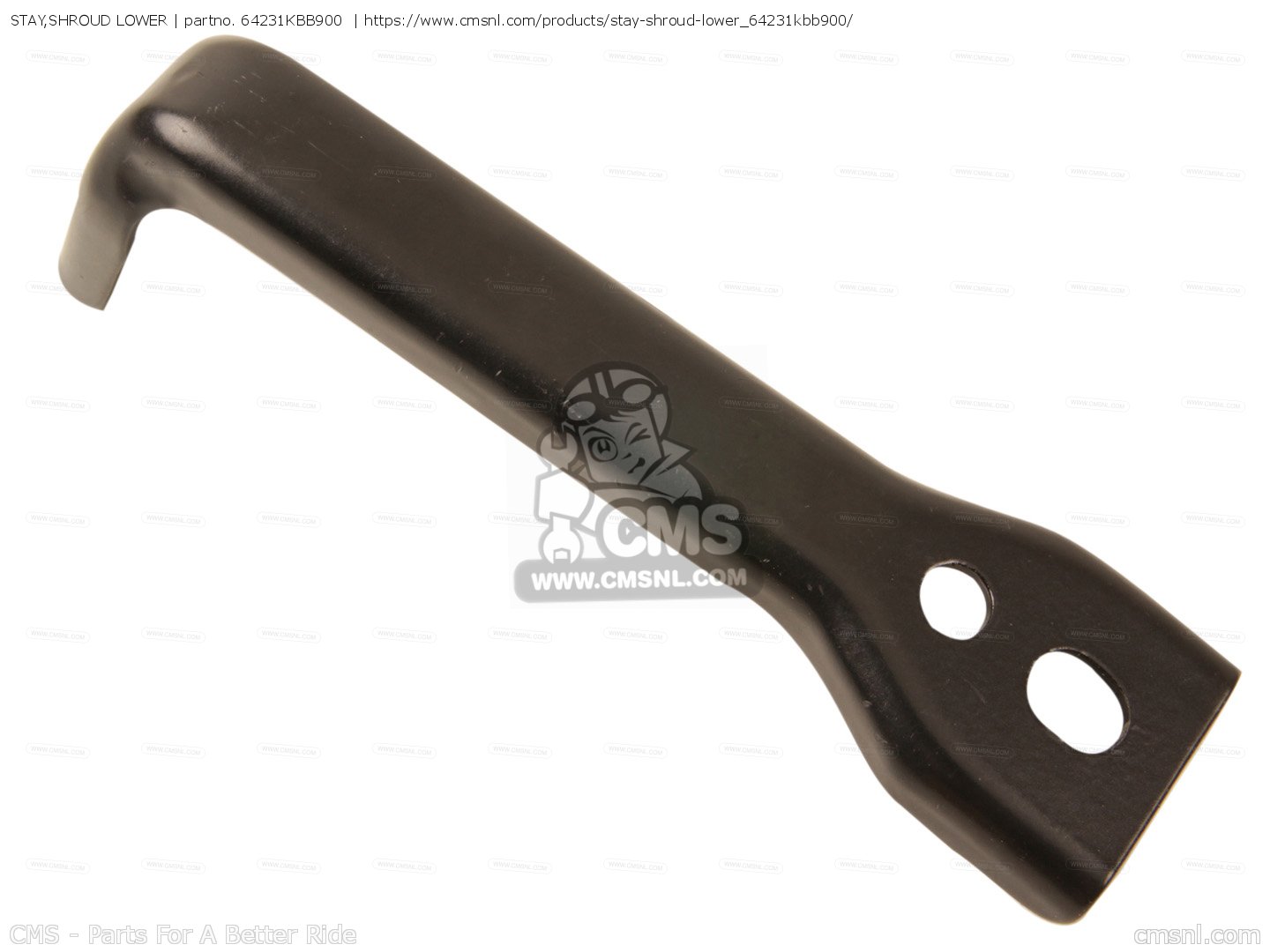 64231KBB900: STAY,SHROUD LOWER Honda - buy the 64231-KBB-900 at CMSNL