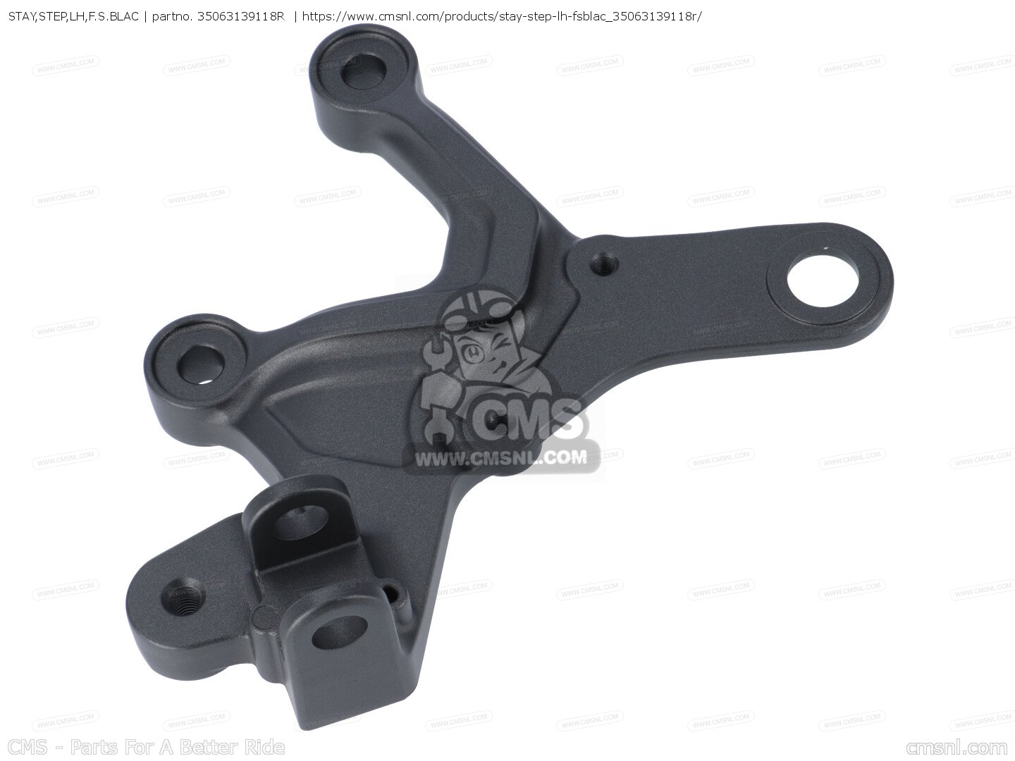 35063139118R: Stay,step,lh,f.s.blac Kawasaki - buy the 35063-1391-18R ...