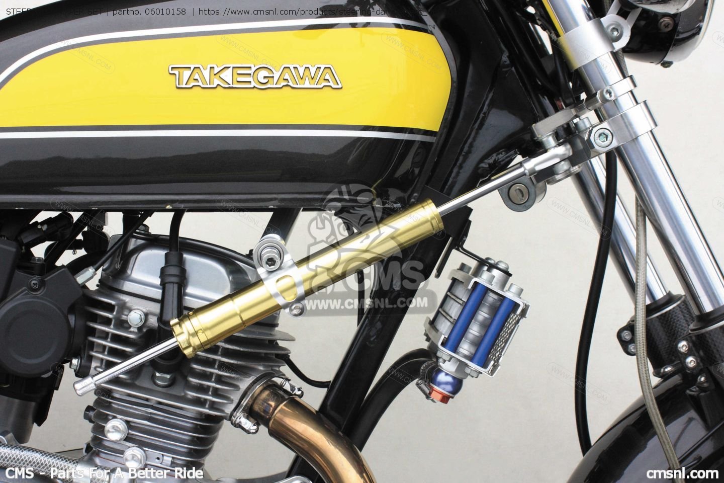 06010158: STEERING DAMPER SET Takegawa - buy the 06-01-0158 at CMSNL