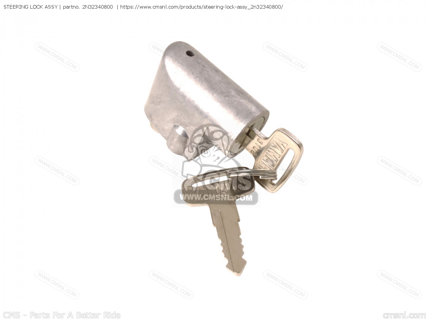 2N32340800: STEERING LOCK ASSY Yamaha - buy the 2N3-23408-00-00 at CMSNL
