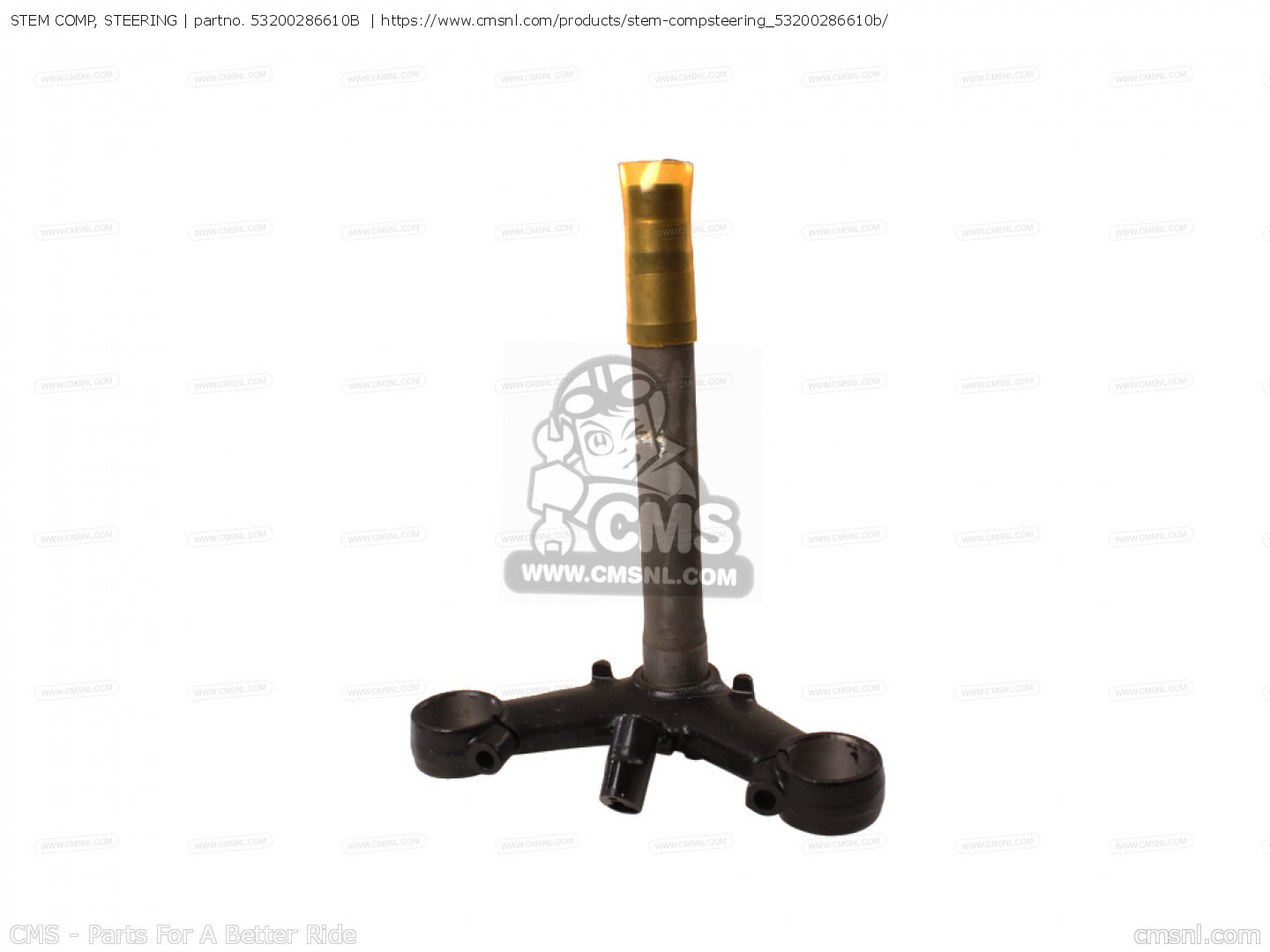 STEM COMP, STEERING for Honda - order at CMSNL