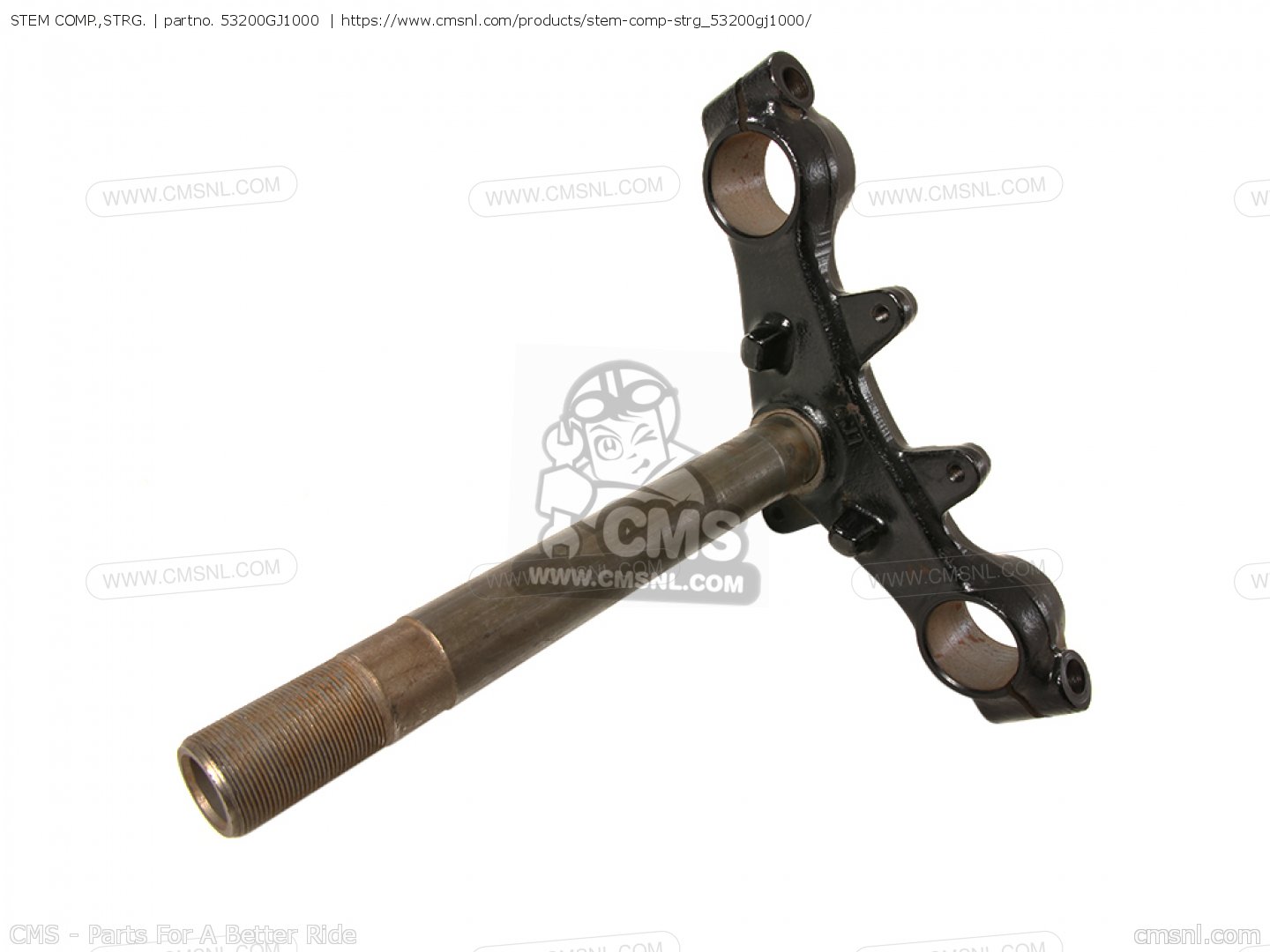 53200GJ1000: Stem Comp.,strg. Honda - buy the 53200-GJ1-000 at CMSNL