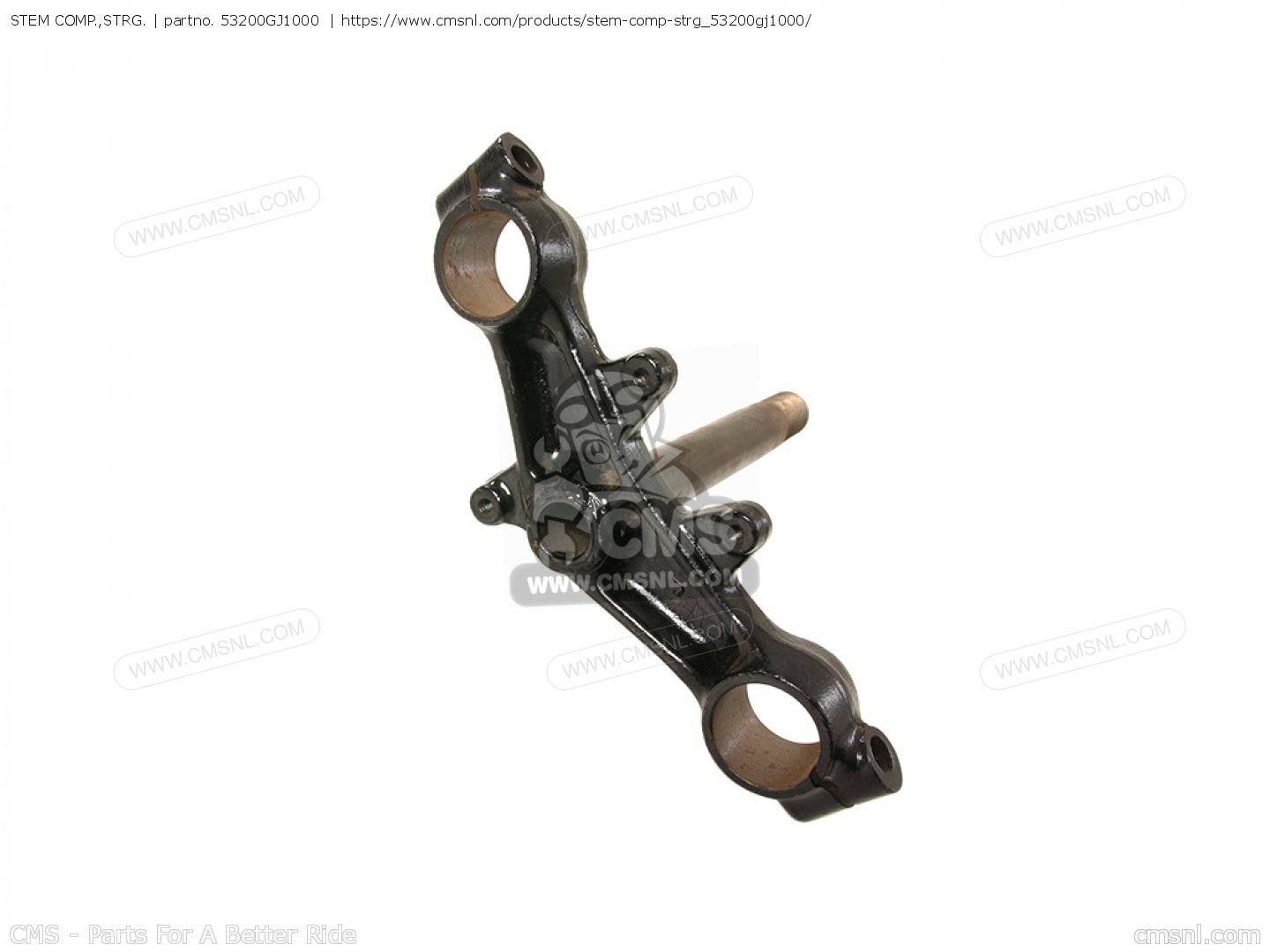 53200GJ1000: Stem Comp.,strg. Honda - buy the 53200-GJ1-000 at CMSNL