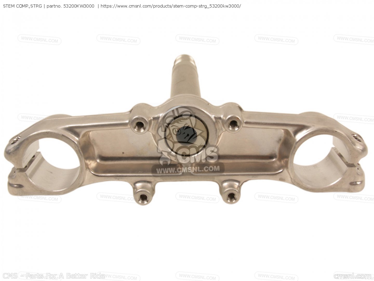 53200KW3000: Stem Comp.,strg Honda - buy the 53200-KW3-000 at CMSNL