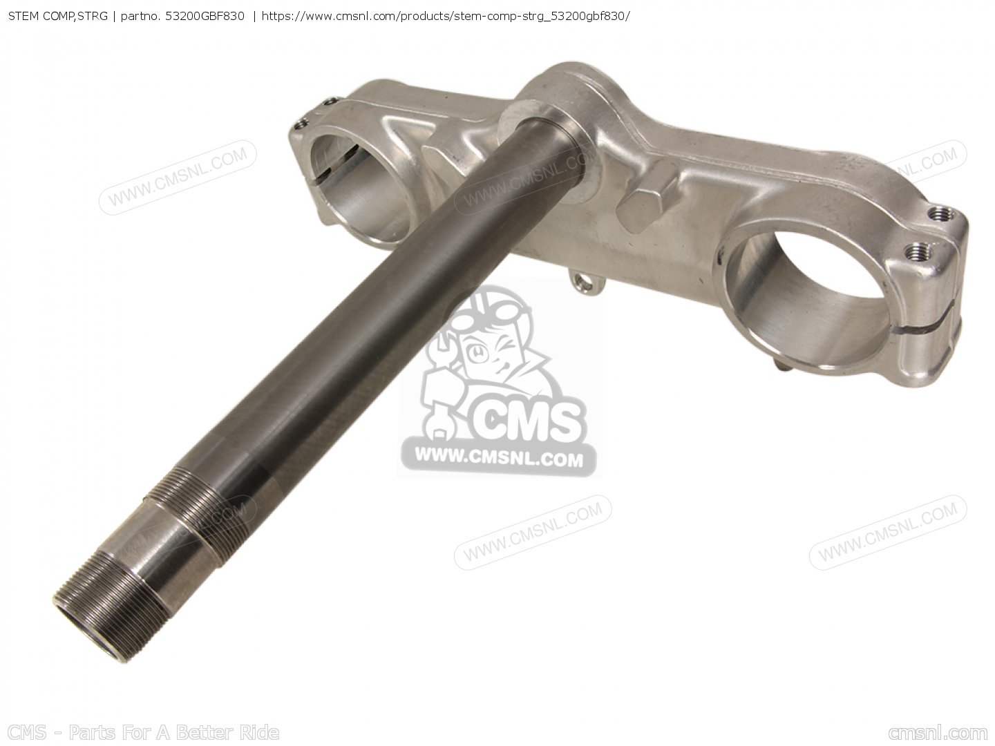 53200GBF830: STEM COMP,STRG Honda - buy the 53200-GBF-830 at CMSNL