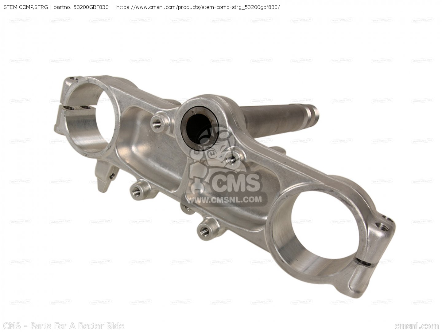 53200GBF830: STEM COMP,STRG Honda - buy the 53200-GBF-830 at CMSNL