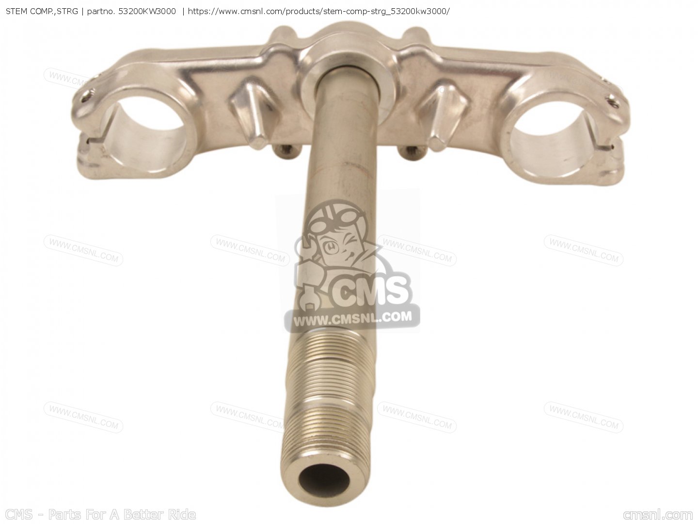 53200KW3000: STEM COMP.,STRG Honda - buy the 53200-KW3-000 at CMSNL