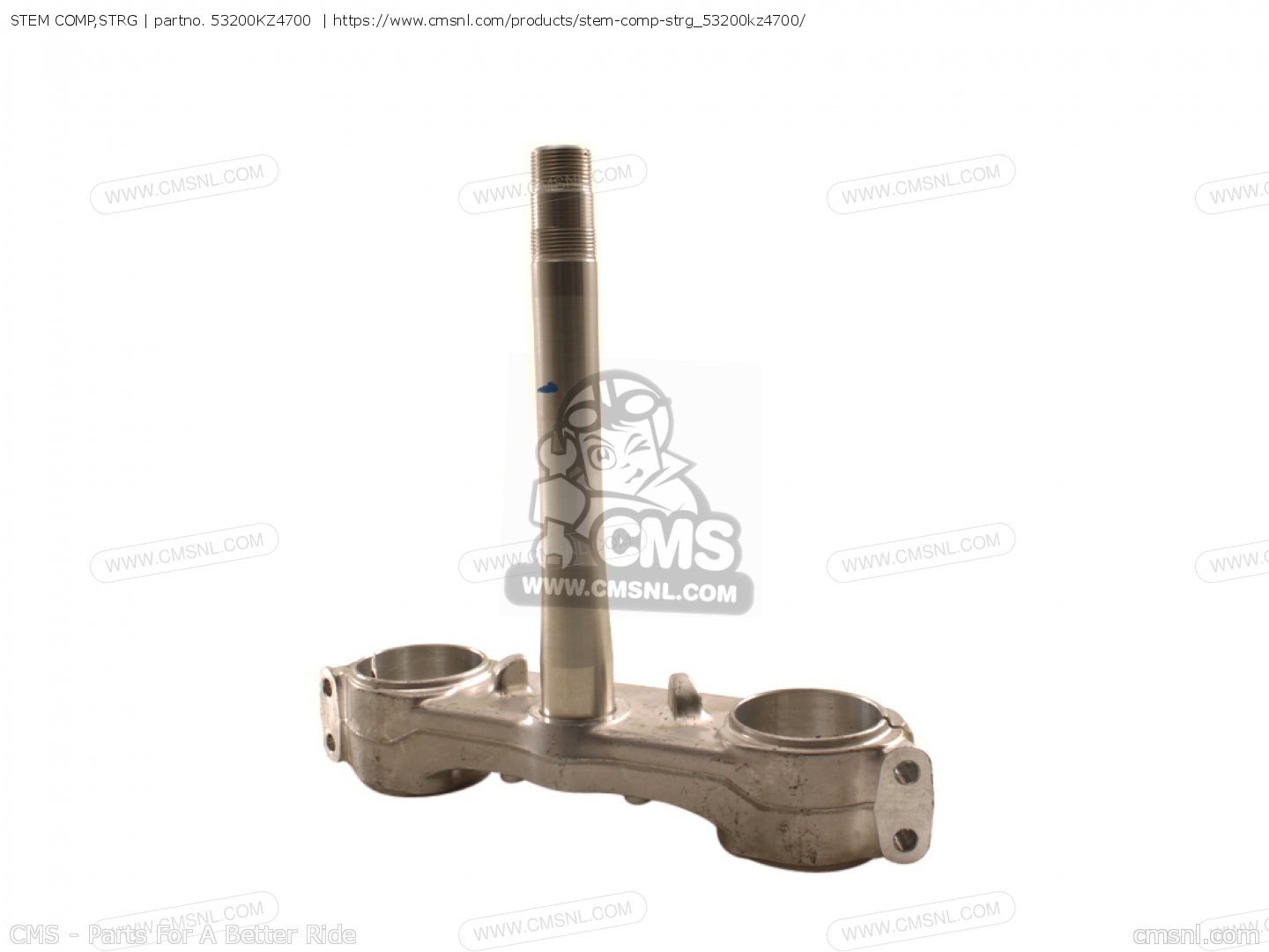 53200KZ4700: STEM COMP,STRG Honda - buy the 53200-KZ4-700 at CMSNL