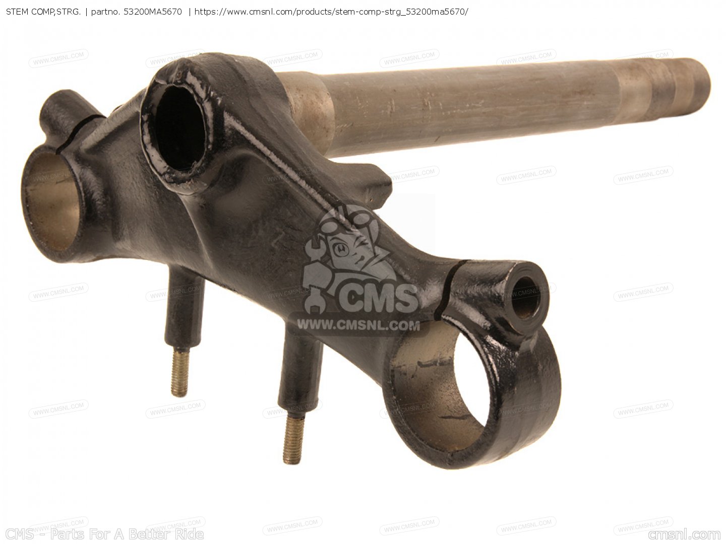 53200MA5670: Stem Comp,strg. Honda - buy the 53200-MA5-670 at CMSNL