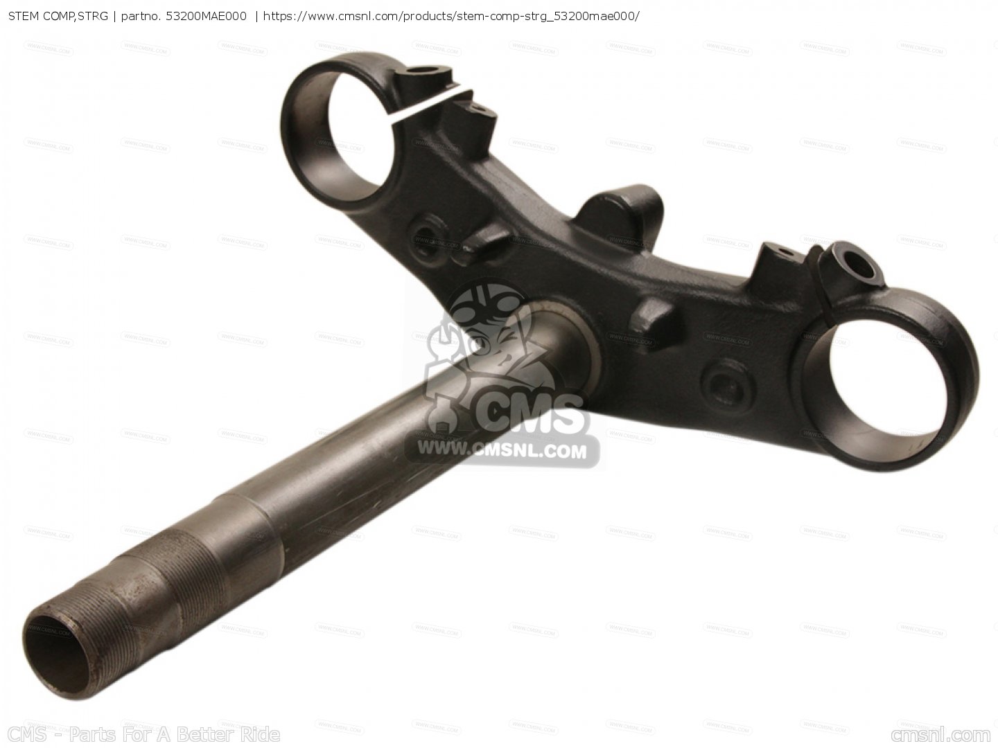 53200MAE000: STEM COMP,STRG Honda - buy the 53200-MAE-000 at CMSNL