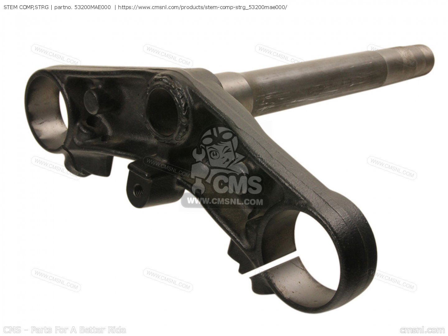 53200MAE000: STEM COMP,STRG Honda - buy the 53200-MAE-000 at CMSNL