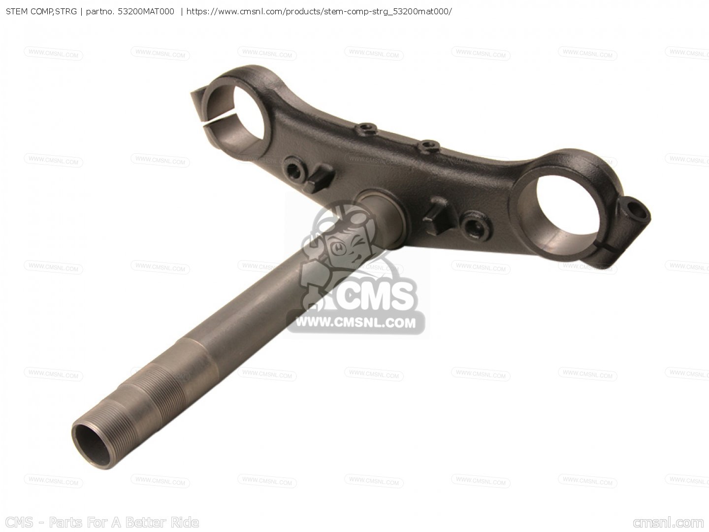 53200MAT000: Stem Comp,strg Honda - buy the 53200-MAT-000 at CMSNL