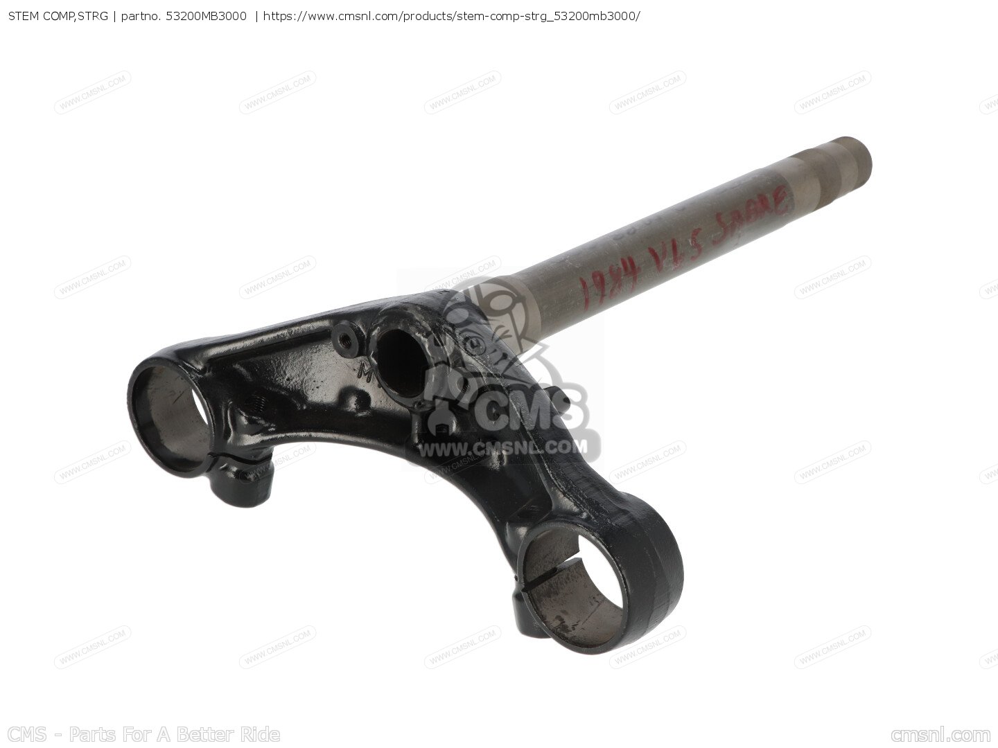 53200MB3000: STEM COMP,STRG Honda - buy the 53200-MB3-000 at CMSNL