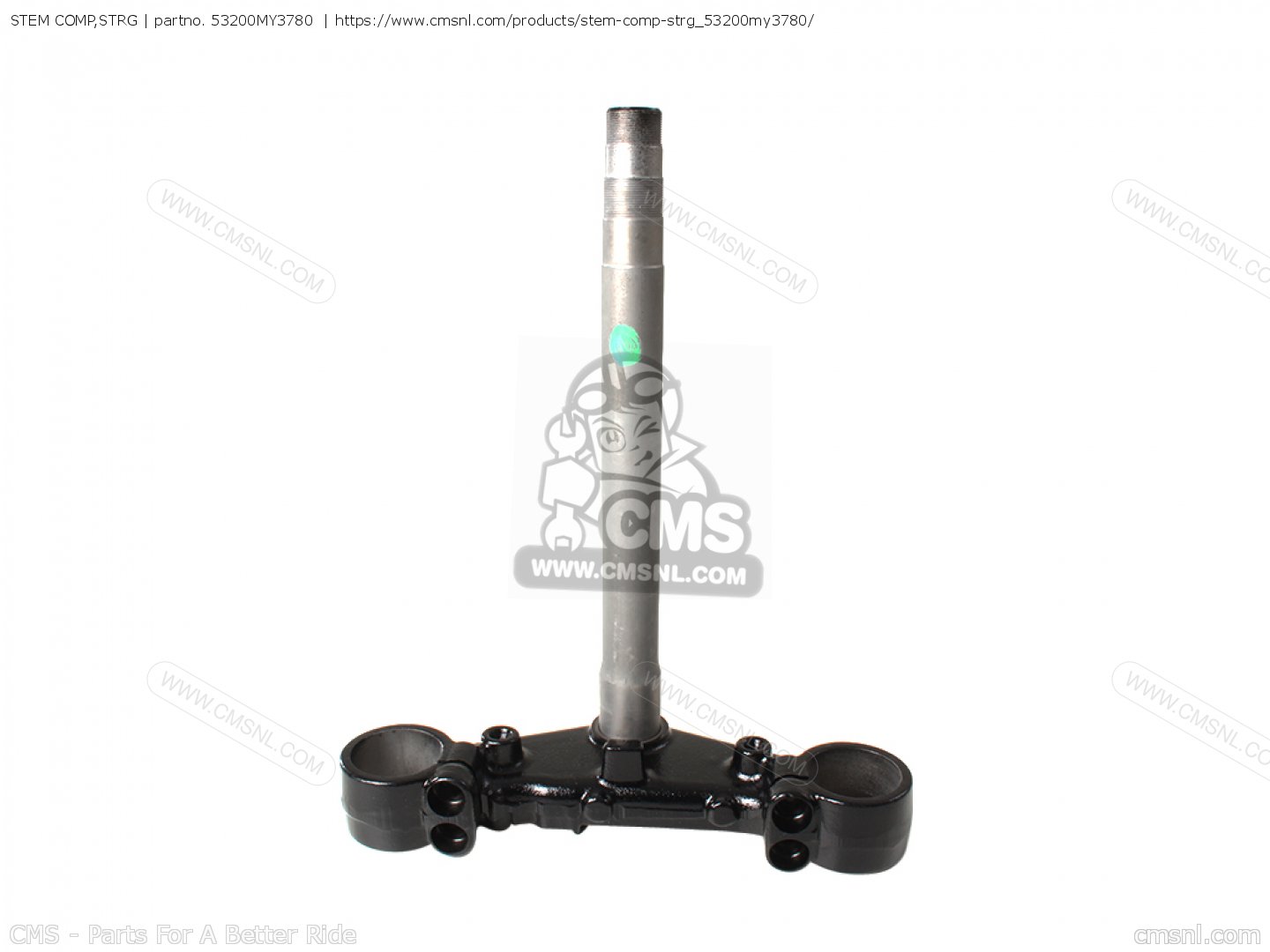 53200MY3780: STEM COMP,STRG Honda - buy the 53200-MY3-780 at CMSNL