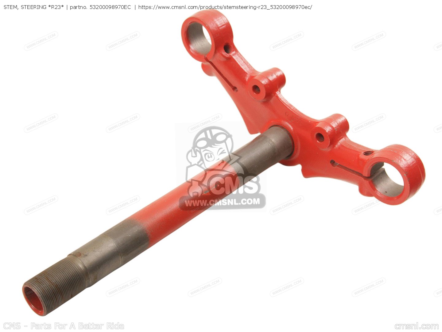 53200098970EC: STEM, STEERING *R23* Honda - buy the 53200-098-970EC at ...