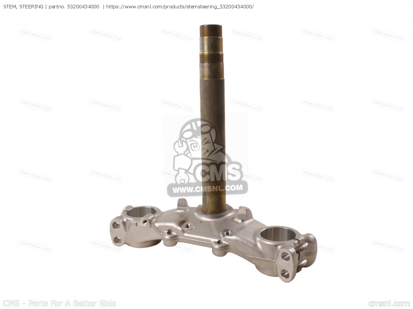 53200434000: STEM, STEERING Honda - buy the 53200-434-000 at CMSNL