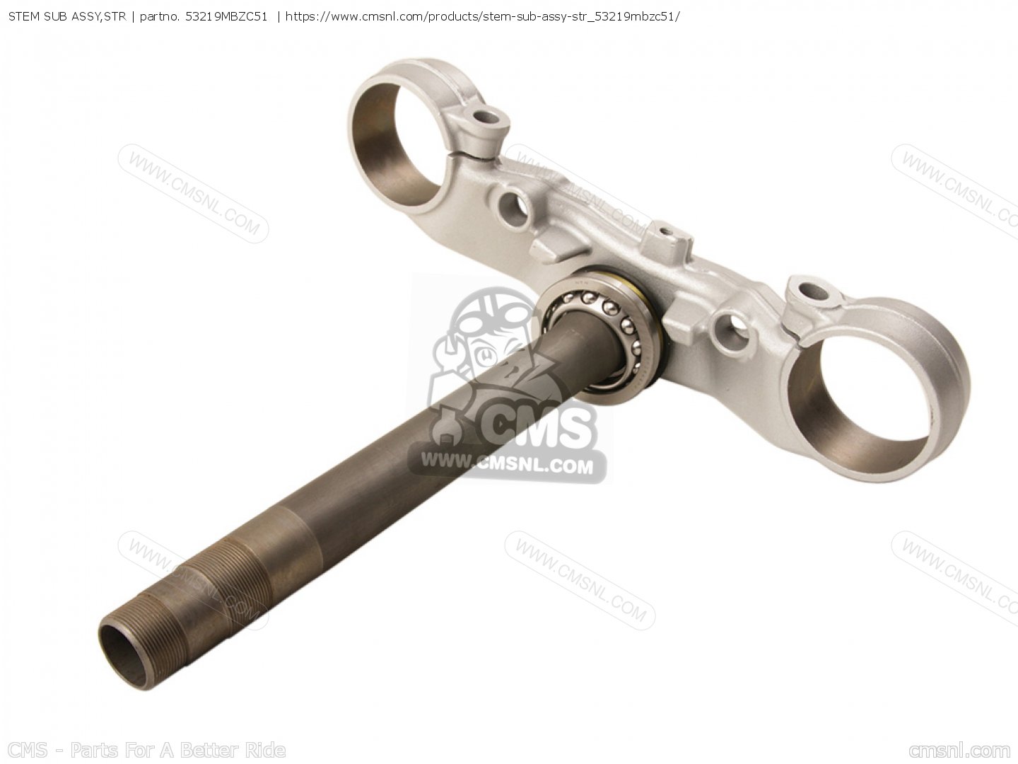 53219MBZC51: STEM SUB ASSY,STR Honda - buy the 53219-MBZ-C51 at CMSNL