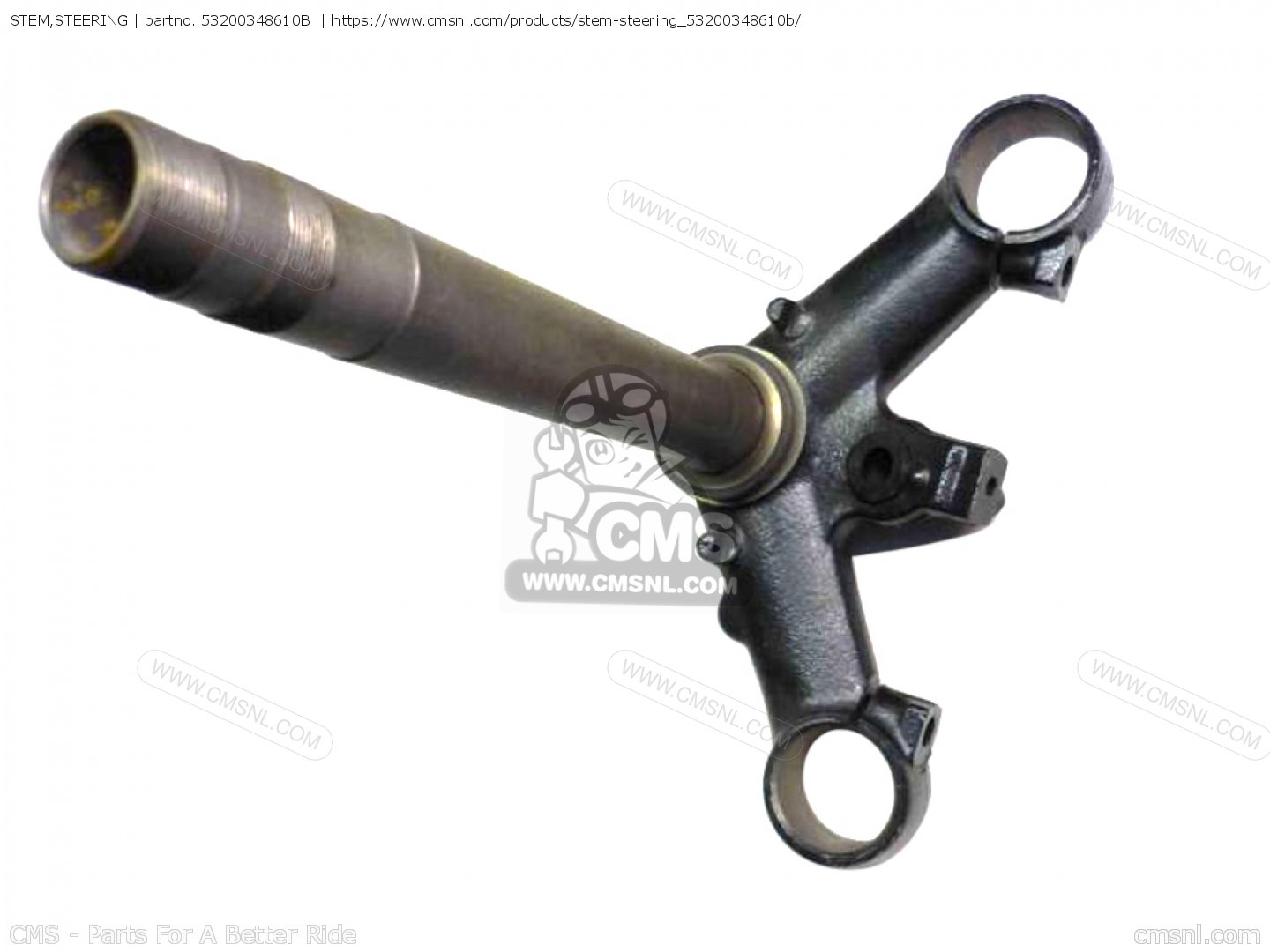 53200348610B: STEM,STEERING Honda - buy the 53200-348-610B at CMSNL