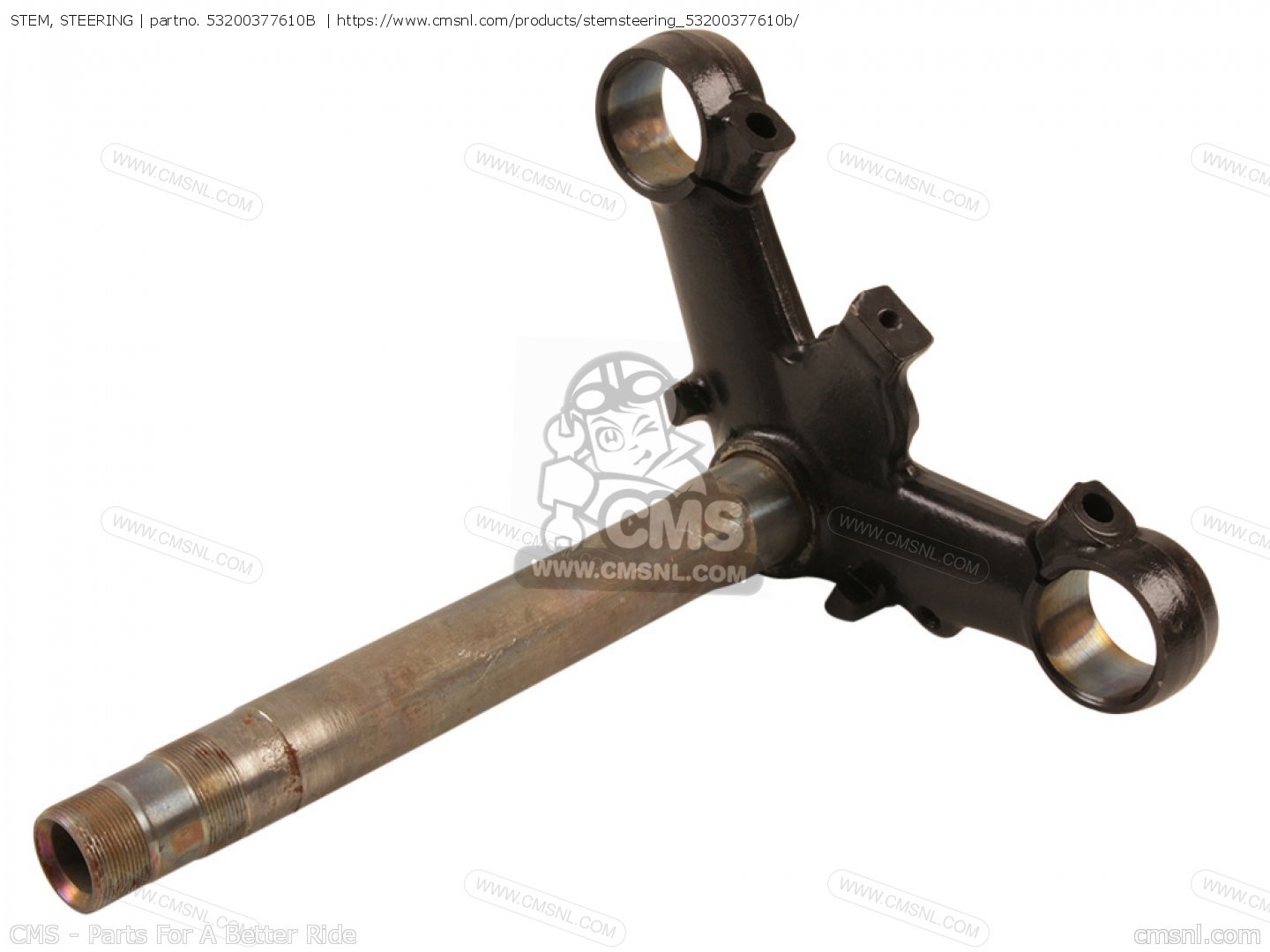 53200377610B: Stem, Steering Honda - buy the 53200-377-610B at CMSNL