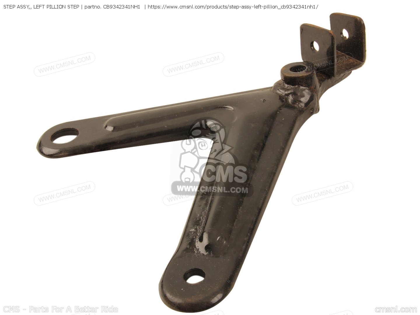 CB9342341NH1: STEP ASSY,, LEFT PILLION STEP Honda - buy the CB934-234 ...