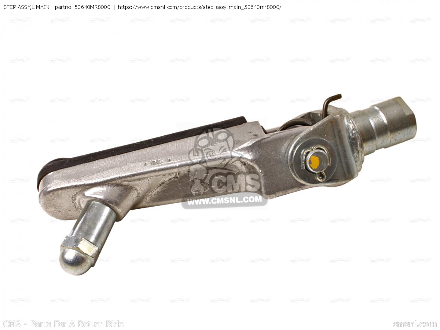 STEP ASSY,L MAIN for VFR400R3 1991 (M) FRANCE / YB - order at CMSNL