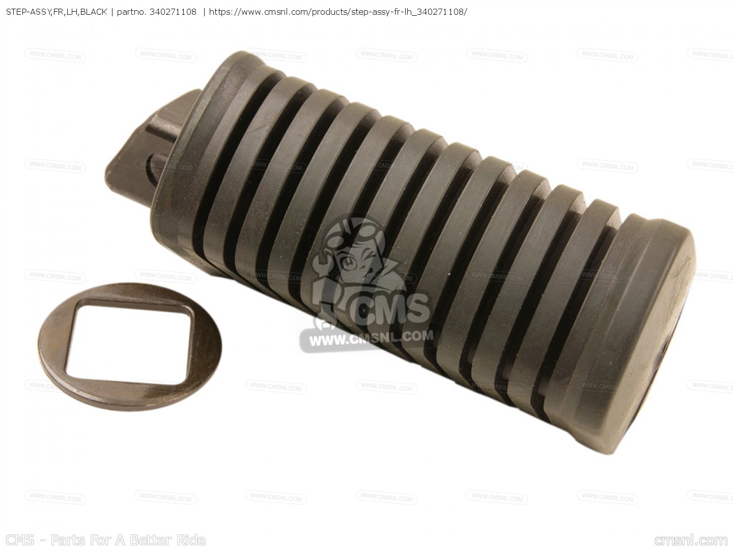 340271108: STEP-ASSY,FR,LH,BLACK Kawasaki - buy the 34027-1108 at CMSNL
