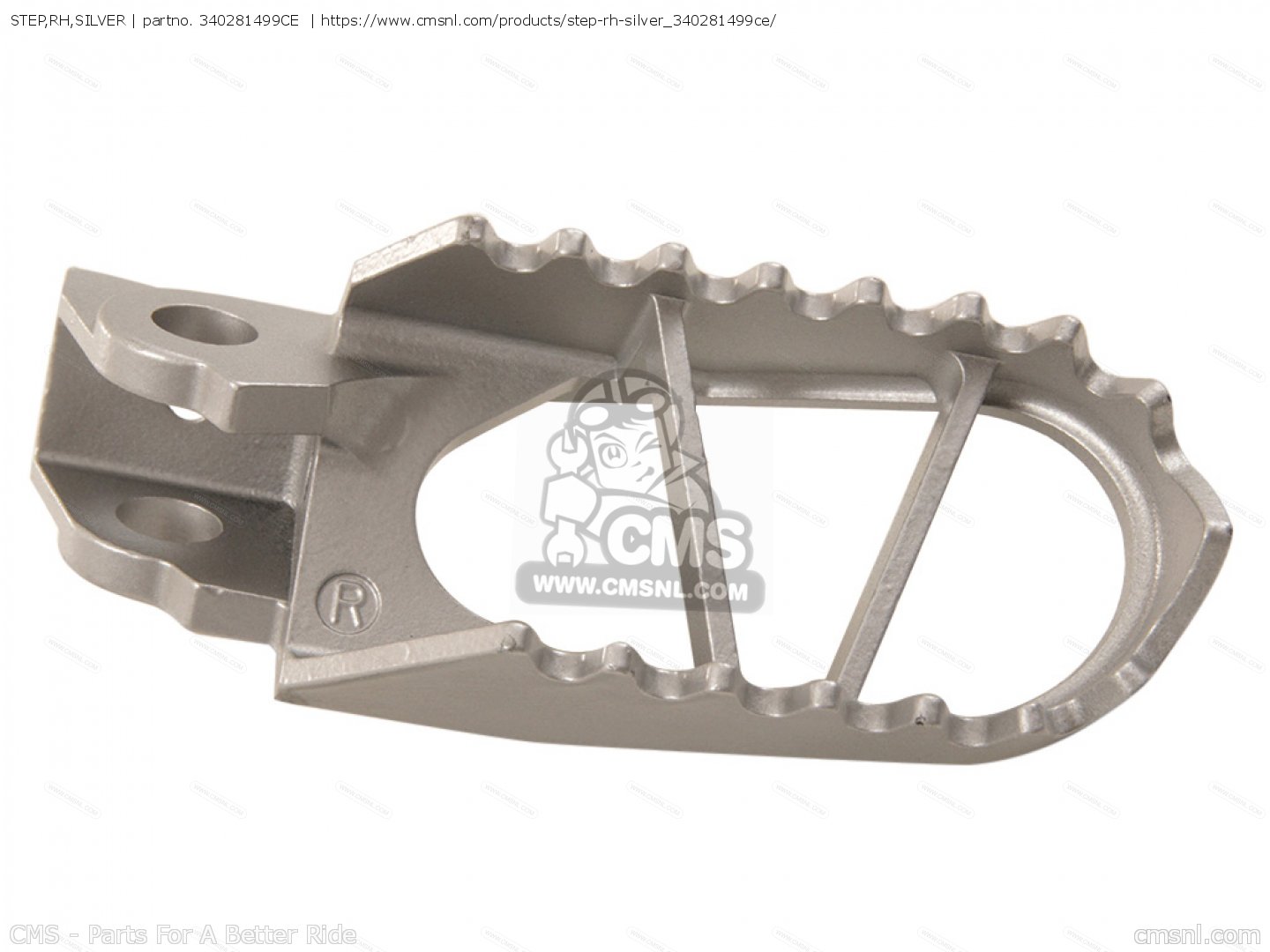 340281499CE: STEP,RH,SILVER Kawasaki - buy the 34028-1499-CE at CMSNL