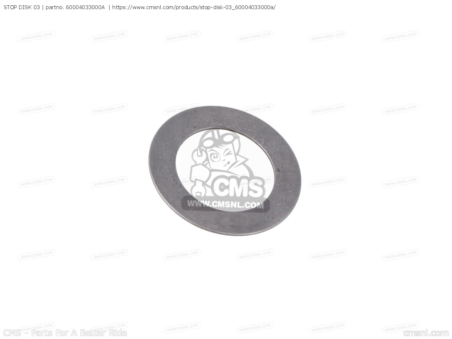 60004033000A: STOP DISK 03 GASGAS - buy the 60004033000 at CMSNL