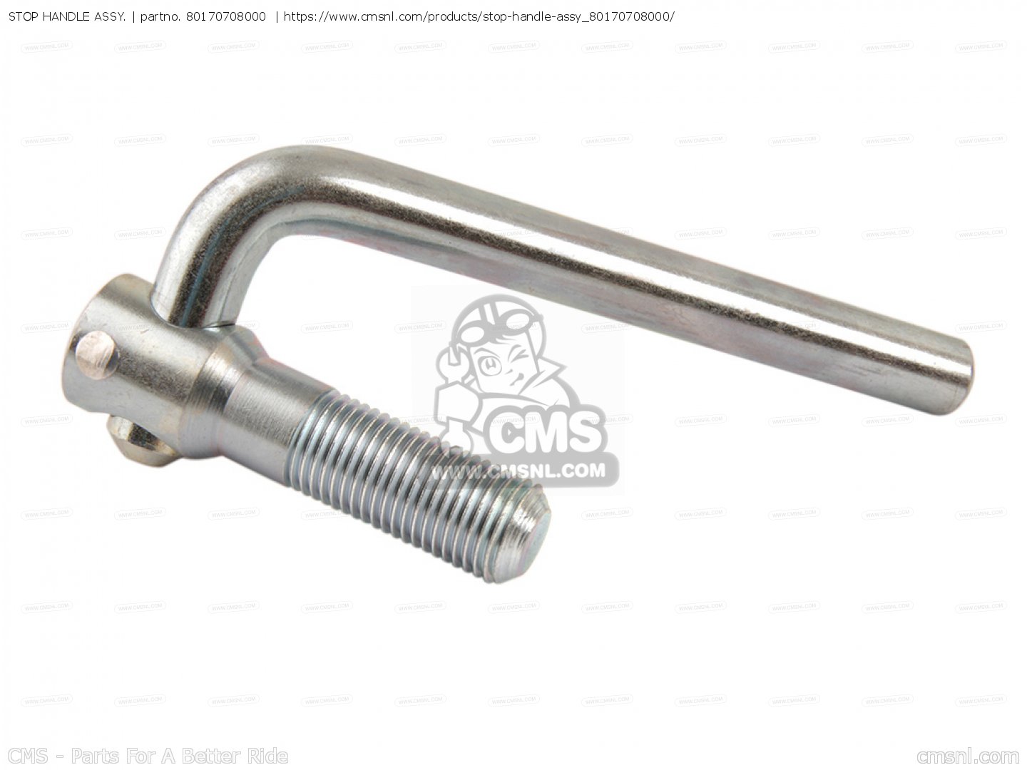 80170708000: Stop Handle Assy. Honda - buy the 80170-708-000 at CMSNL