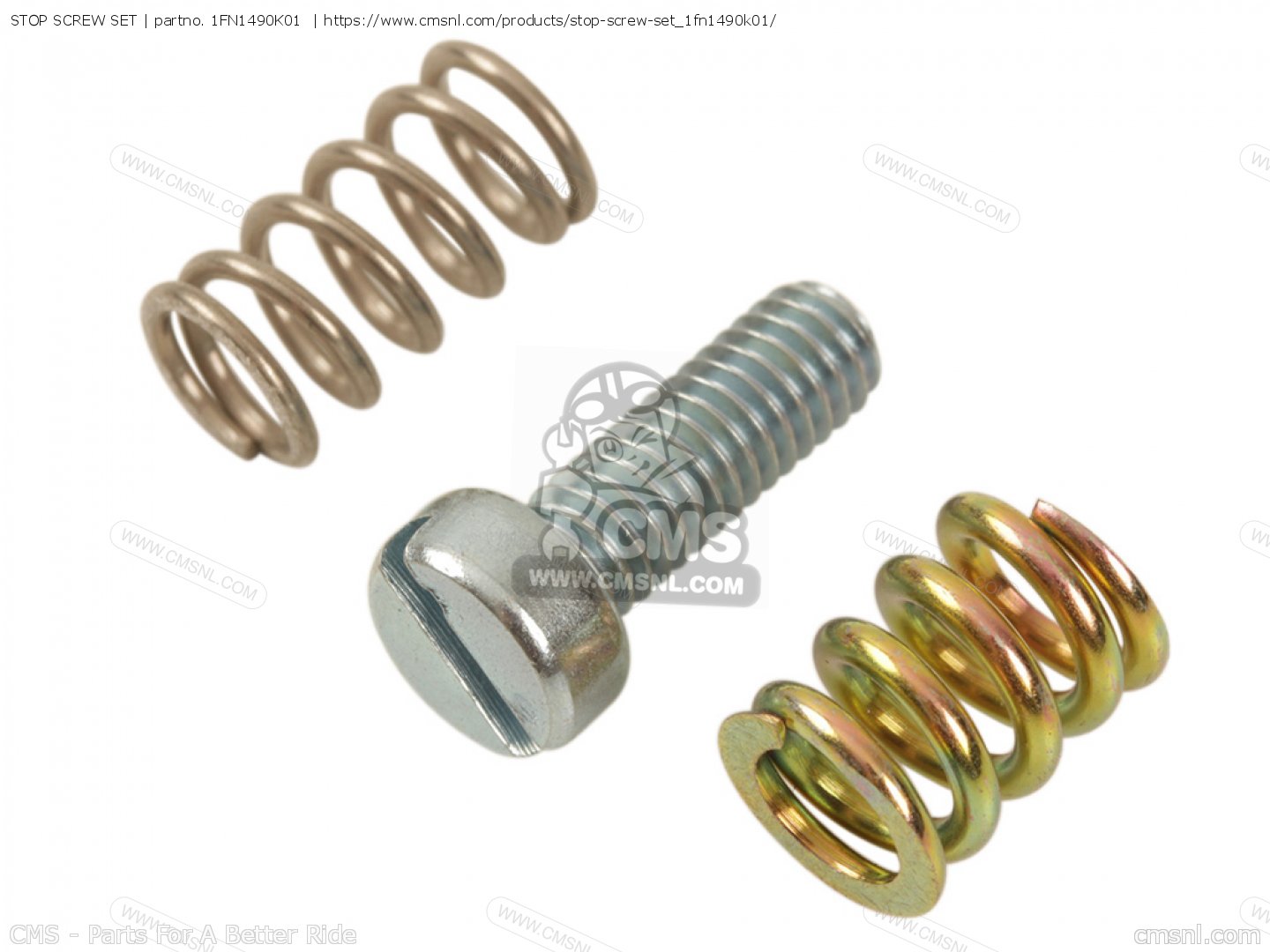 1FN1490K01: STOP SCREW SET Yamaha - buy the 1FN-1490K-01-00 at CMSNL