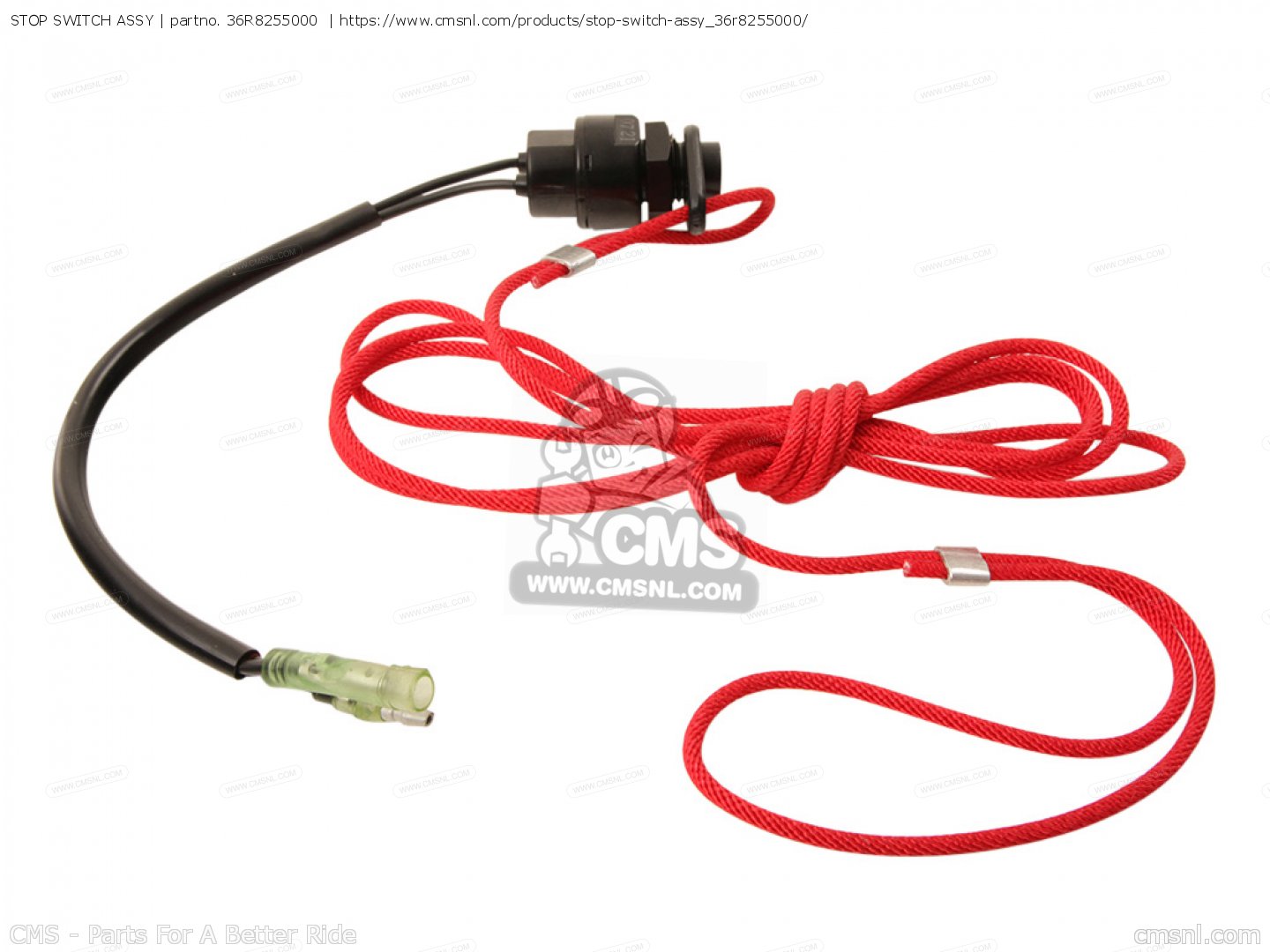 STOP SWITCH ASSY for YT60N TRI-ZINGER 1985 USA - order at CMSNL