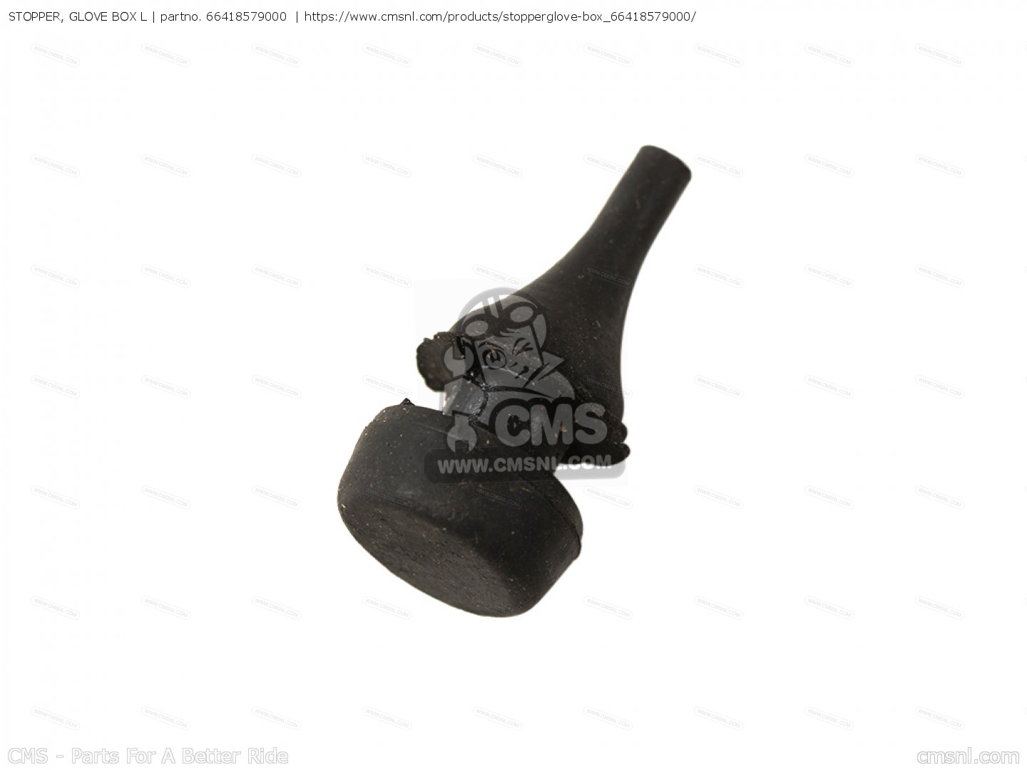 66418579000: STOPPER, GLOVE BOX L Honda - buy the 66418-579-000 at CMSNL