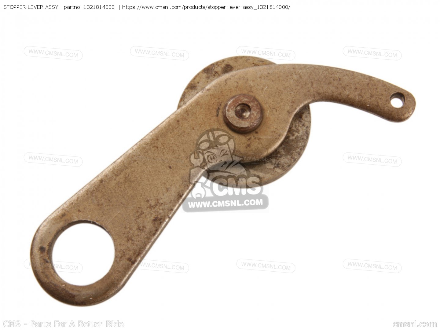 1321814000: STOPPER LEVER ASSY Yamaha - buy the 132-18140-00-00 at CMSNL