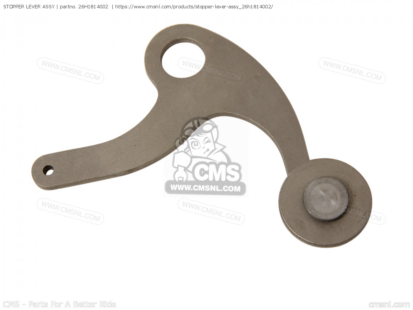 26H1814002: STOPPER LEVER ASSY Yamaha - buy the 26H-18140-02-00 at CMSNL
