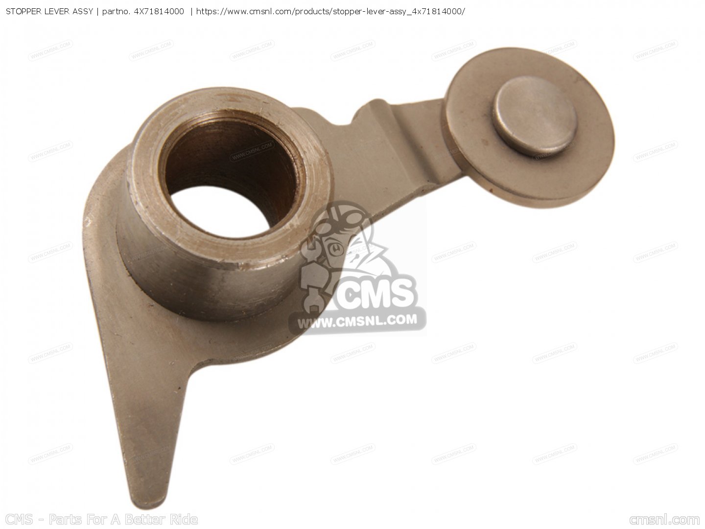 4X71814000: STOPPER LEVER ASSY Yamaha - buy the 4X7-18140-00-00 at CMSNL