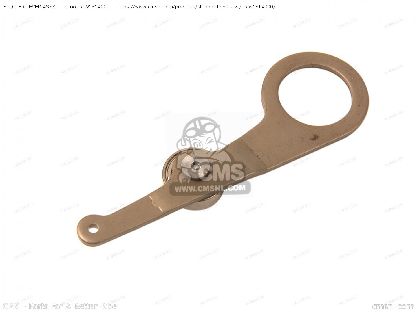 5JW1814000: STOPPER LEVER ASSY Yamaha - buy the 5JW-18140-00-00 at CMSNL