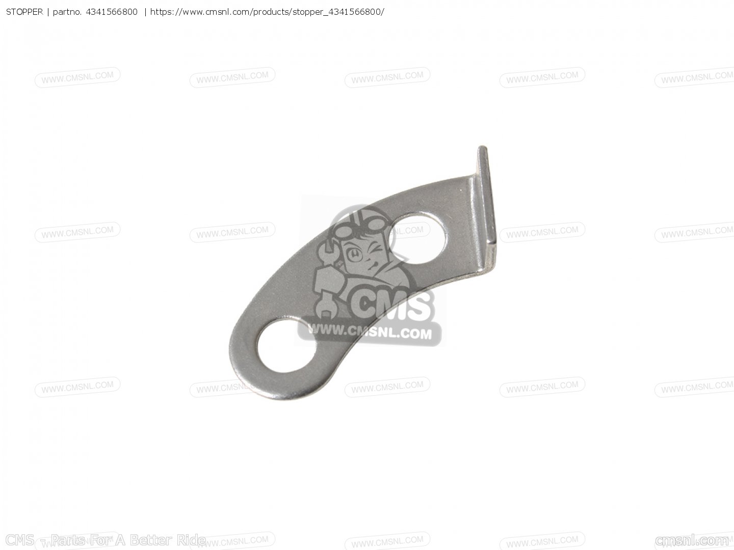 4341566800: STOPPER Yamaha - buy the 434-15668-00-00 at CMSNL