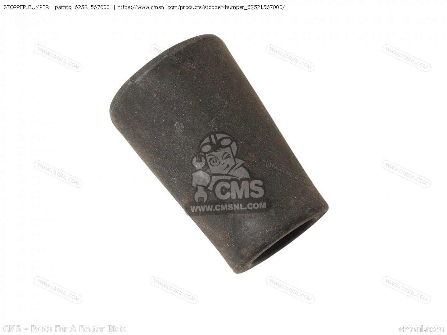 62521567000: STOPPER,BUMPER Honda - buy the 62521-567-000 at CMSNL
