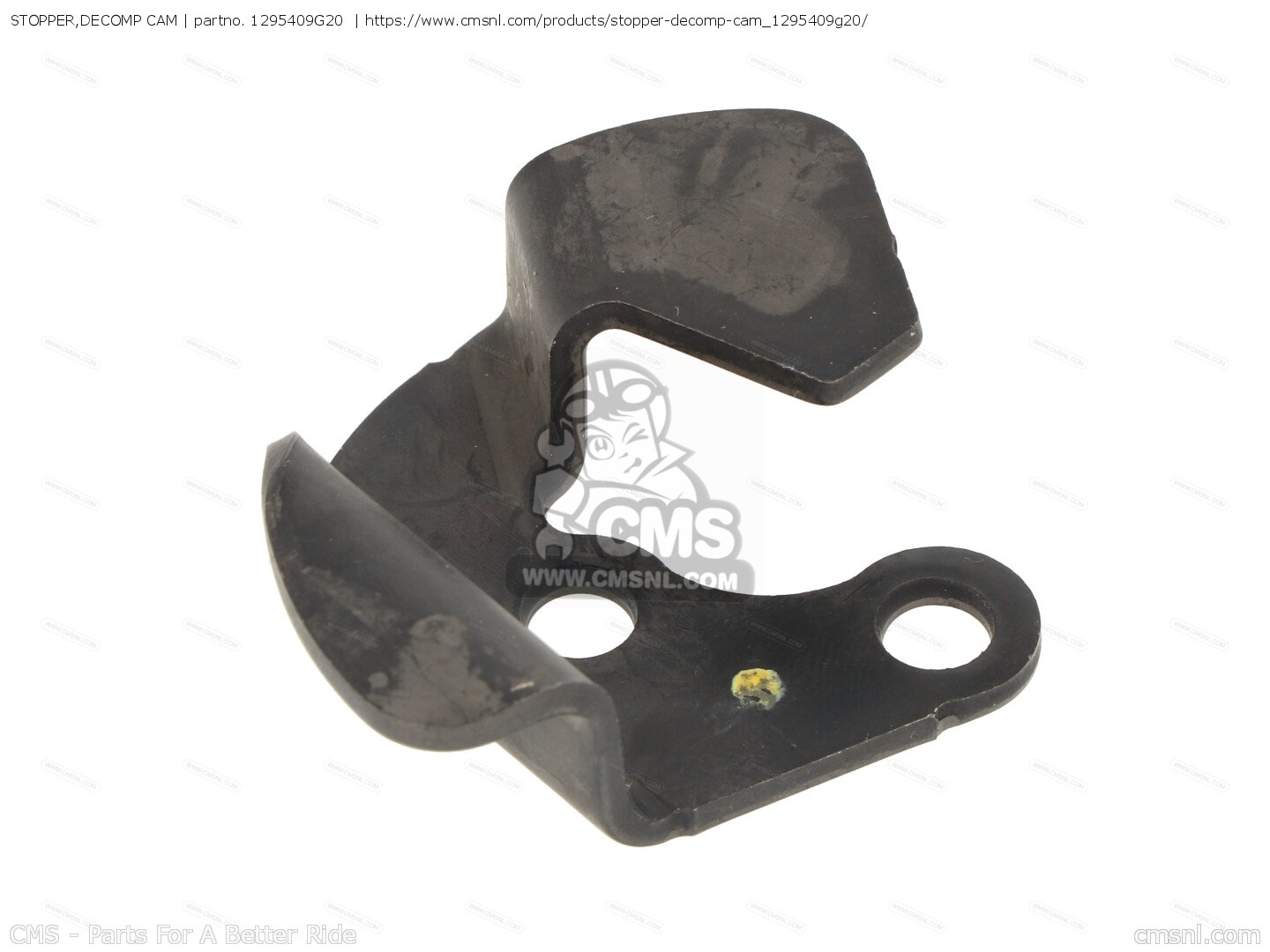 1295409G20: Stopper,decomp Cam Suzuki - buy the 12954-09G20 at CMSNL