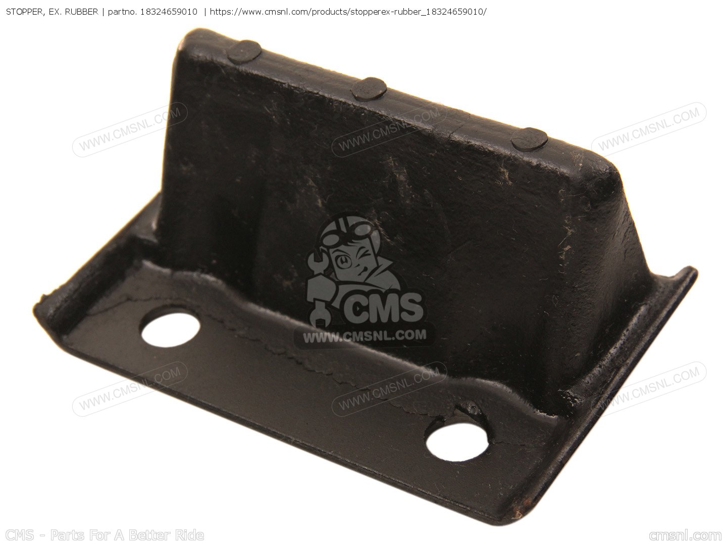 18324659010: Stopper, Ex. Rubber Honda - buy the 18324-659-010 at CMSNL