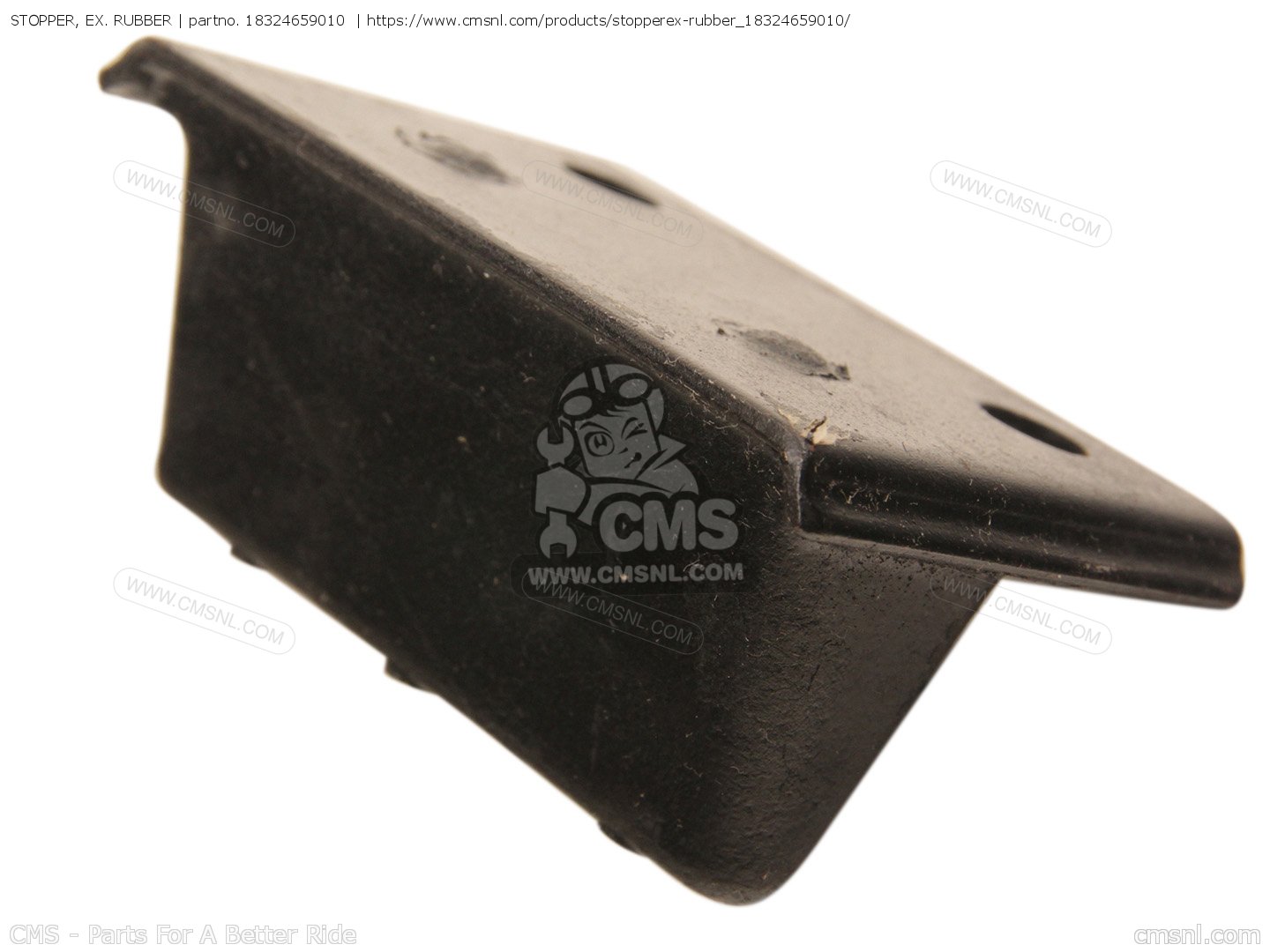 18324659010: Stopper, Ex. Rubber Honda - buy the 18324-659-010 at CMSNL