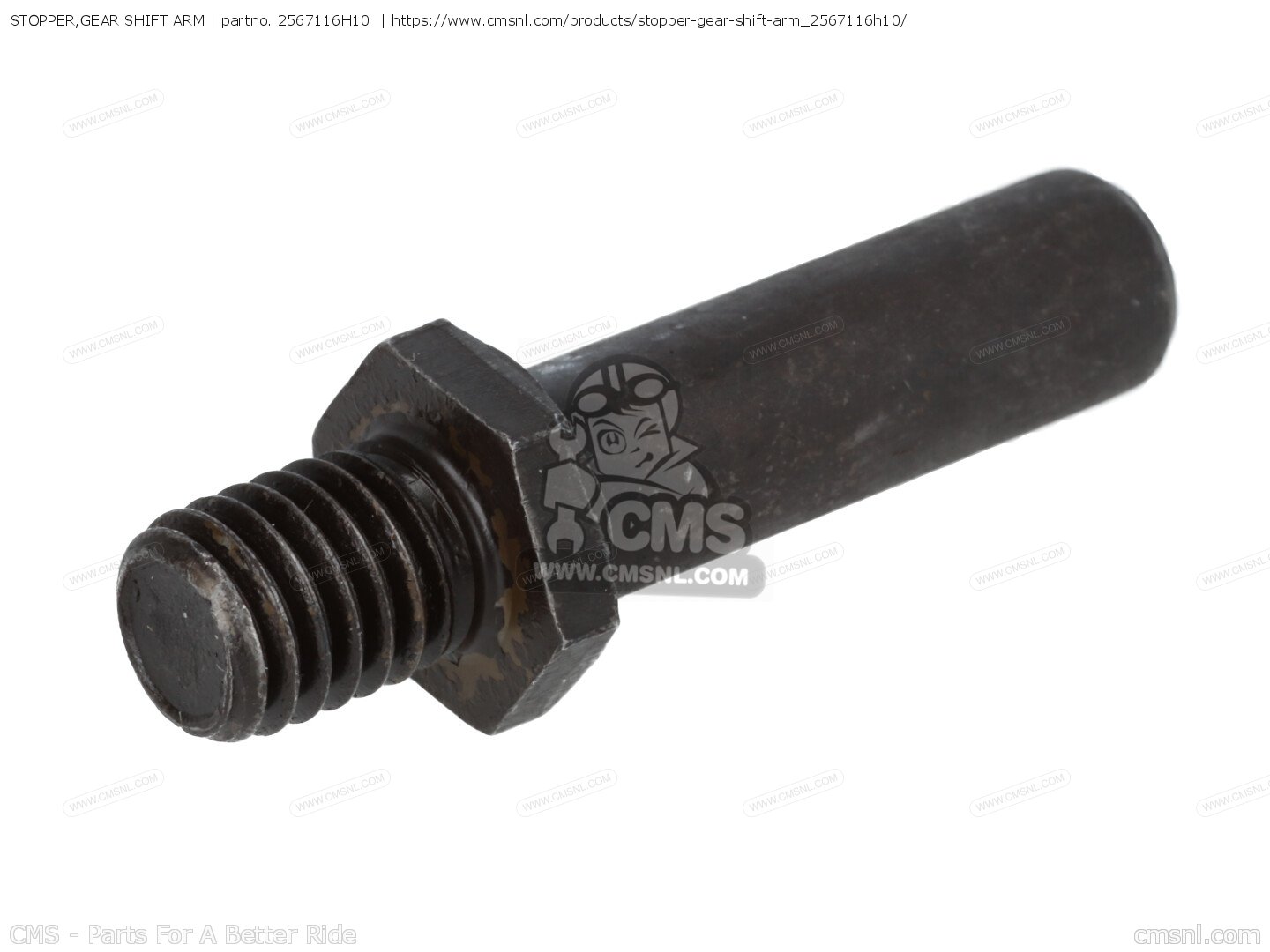 2567116H10: STOPPER,GEAR SHIFT ARM Suzuki - buy the 25671-16H10 at CMSNL