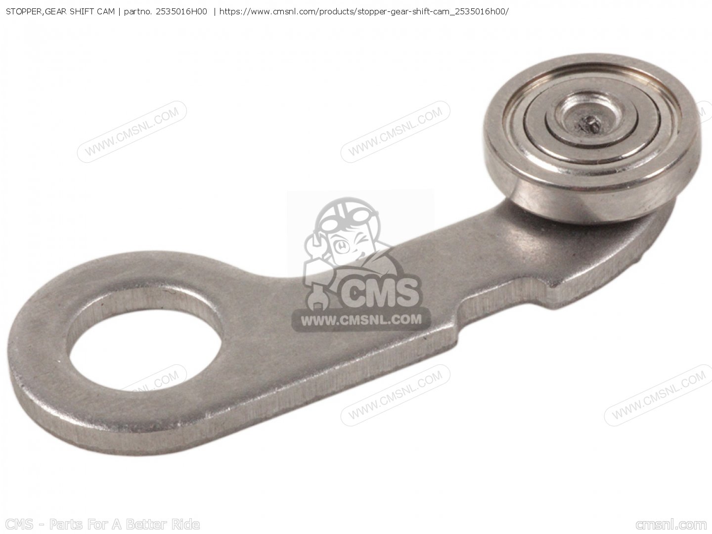 2535016H00: STOPPER,GEAR SHIFT CAM Suzuki - buy the 25350-16H00 at CMSNL