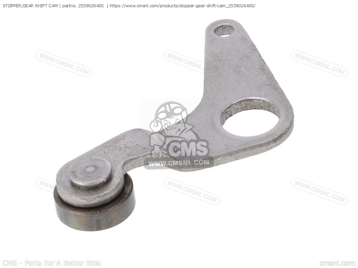 2539026400: STOPPER,GEAR SHIFT CAM Suzuki - buy the 25390-26400 at CMSNL